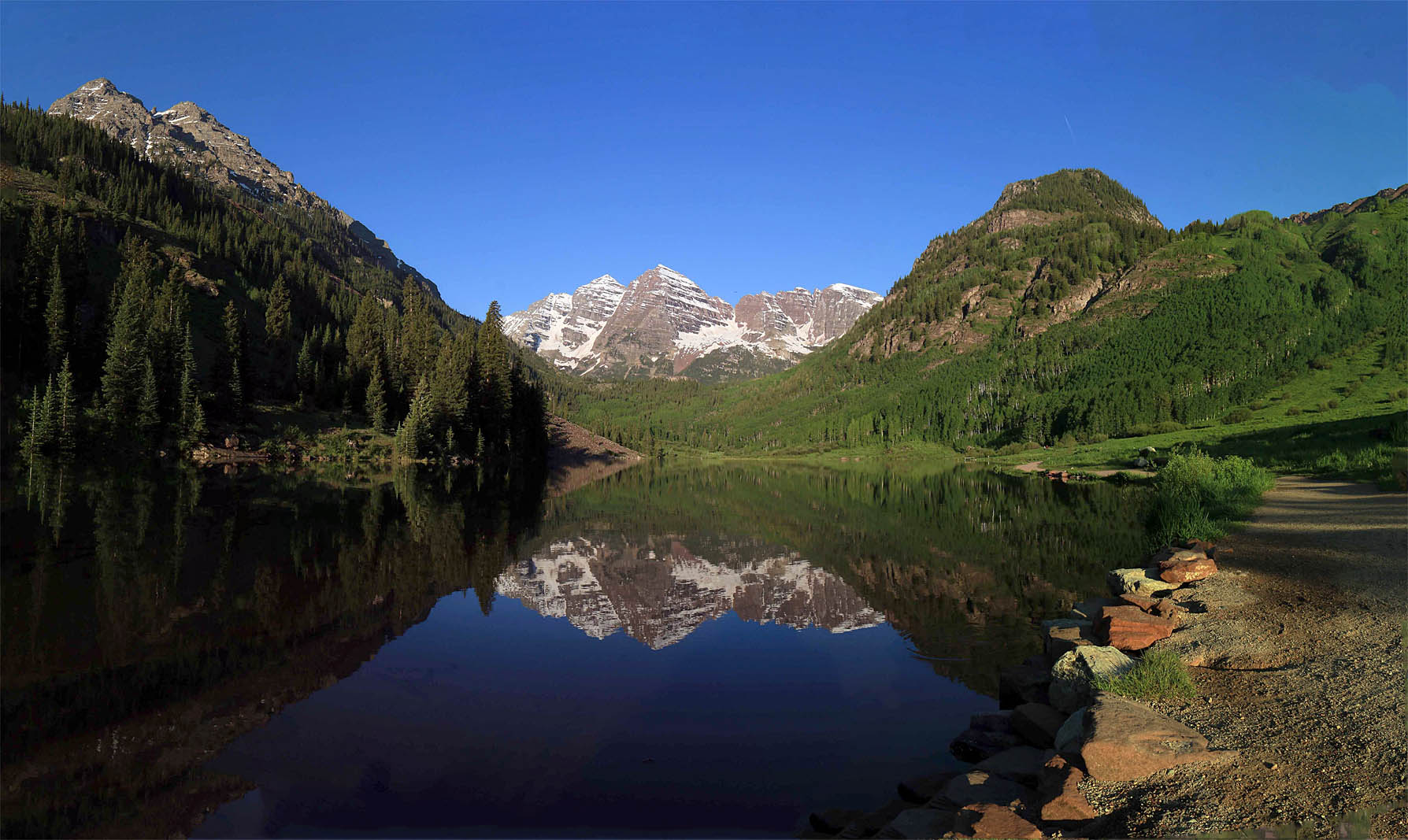 Maroon Bells June Panorama | Shutterbug